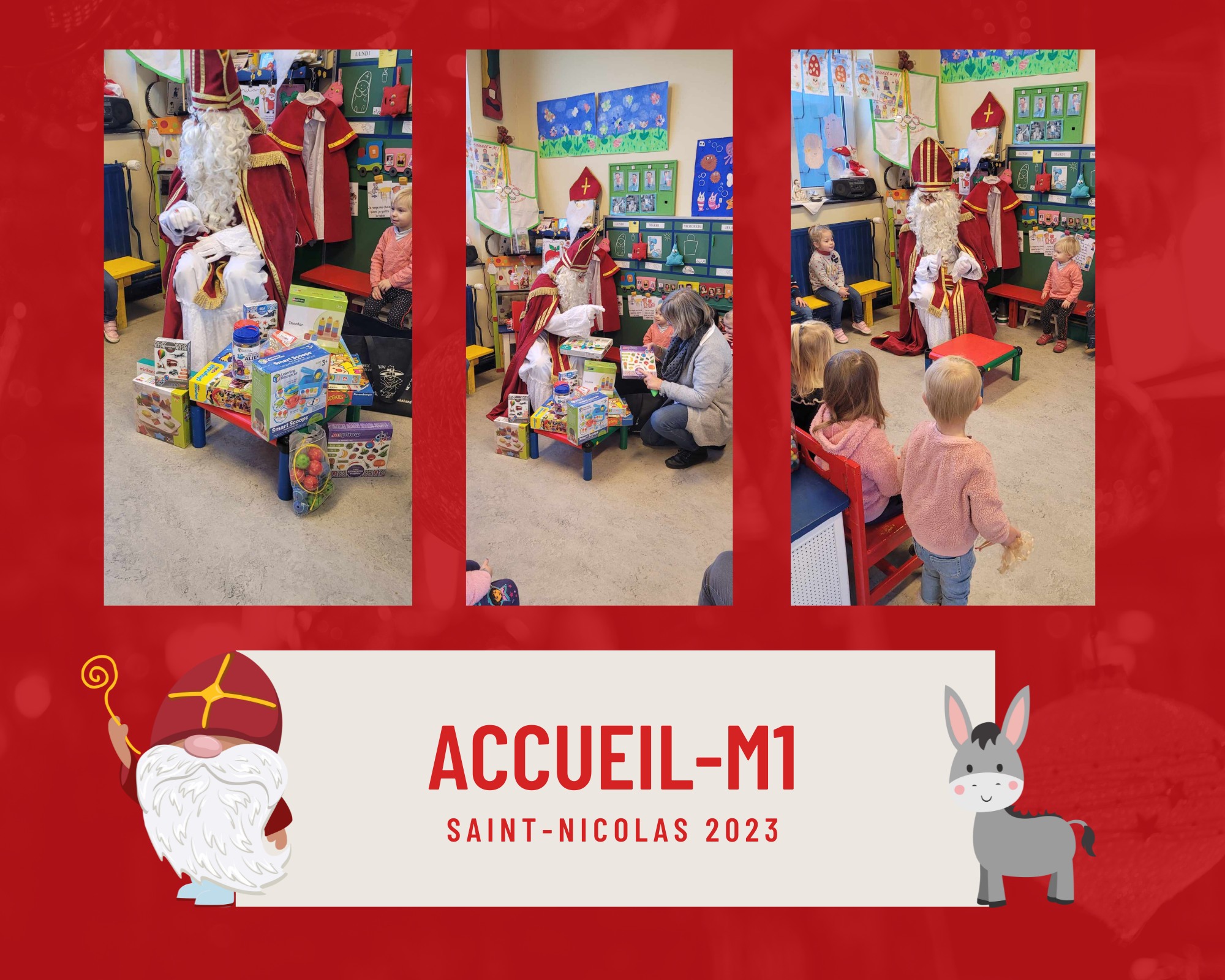 Saint Nicolas dans les classes – Ecole fondamentale Abbé Noël